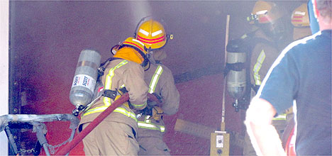 SunLive - Blaze engulfs Birch Ave panel shop - The Bay's News First