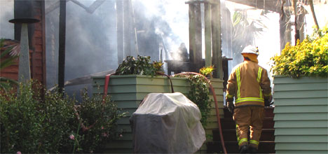 SunLive - Fire destroys Plummers Road home - The Bay's News First
