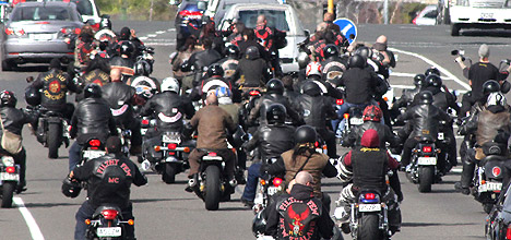 SunLive - Filthy Few ride in manâ€™s honour - The Bay's News First