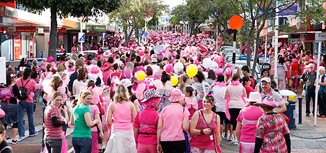 SunLive - City turns pink in cancer awareness - The Bay's News First
