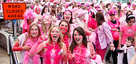 SunLive - City turns pink in cancer awareness - The Bay's News First
