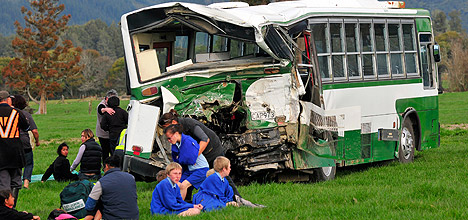 SunLive - Bus crash: Truck driver pleads guilty - The Bay's News First