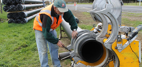 SunLive - New water main will boost supply - The Bay's News First