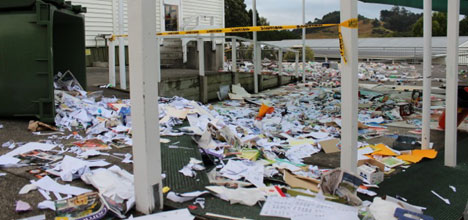 SunLive - School trashed with rubbish - The Bay's News First