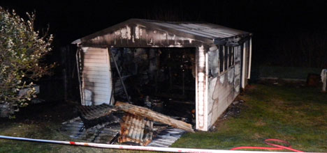SunLive - Shed fire: Spontaneous combustion - The Bay's News First