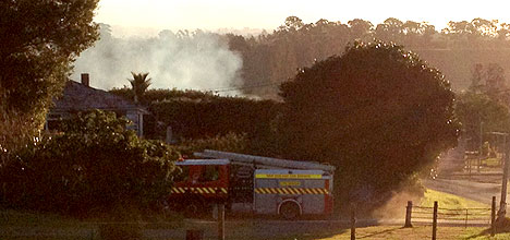 SunLive - Scrub fire at Bethlehem marae - The Bay's News First