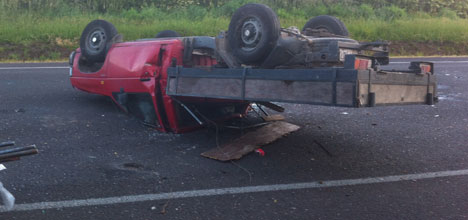 SunLive - Man seriously injured after ute rolls - The Bay's News First