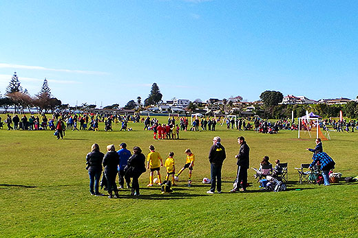 SunLive - Football fun at Fergusson Park - The Bay's News First