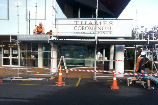 SunLive - Repairs to TCDC building start - The Bay's News First