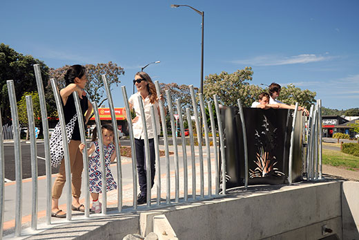 SunLive - Reeds inspire culvert railings - The Bay's News First