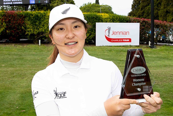 SunLive - Darae makes history at The Carrus Open - The Bay's News First