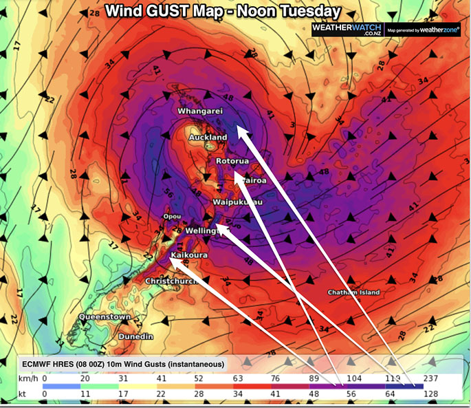 SunLive - Direct hit from Cyclone Gabrielle “looking likely” - The Bay's News First