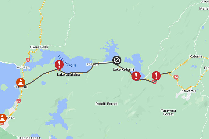 SunLive - BOP highway partially closed due to slips - The Bay's News First