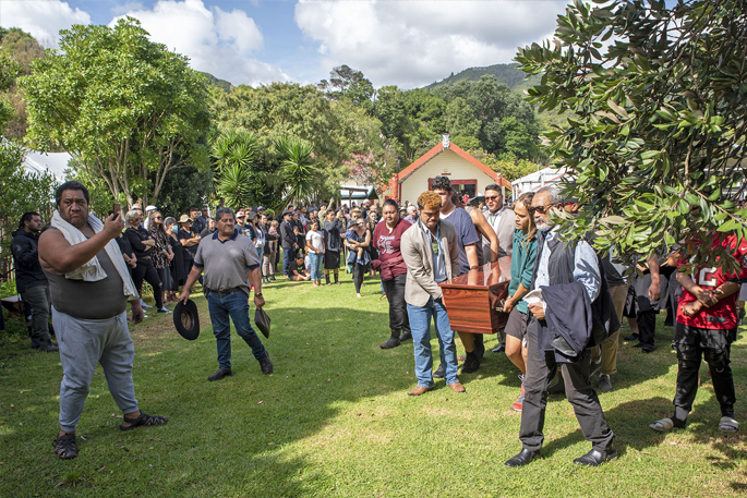 SunLive - Solemn farewell to community leader - The Bay's News First