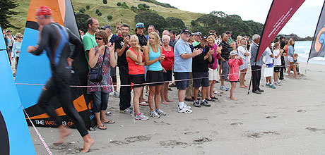 SunLive - Swimmers battle Mount currents - The Bay's News First