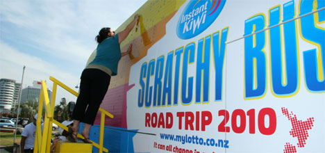 SunLive - $10k chance with scratchy bus - The Bay's News First