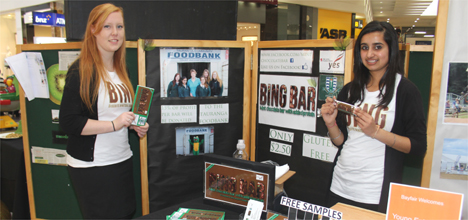 SunLive - Student stalls at shopping centre - The Bay's News First