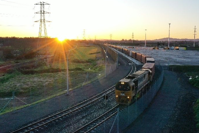 SunLive - First goods trains welcomed - The Bay's News First