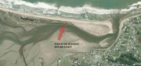 SunLive - Maketu spit breach fears - The Bay's News First